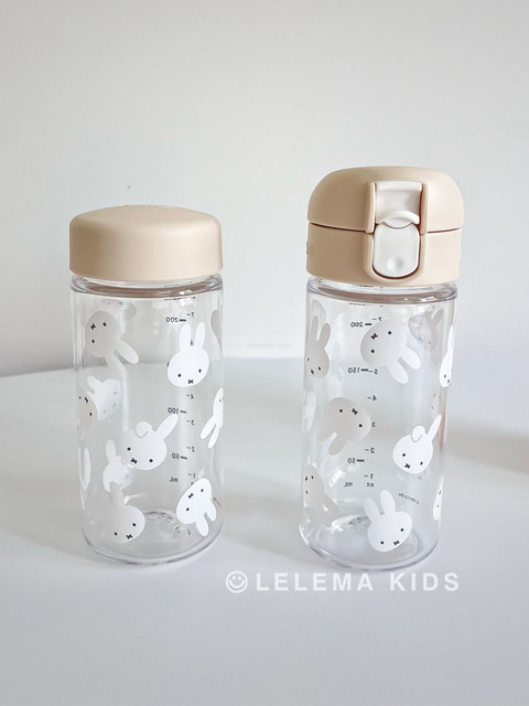 LLM Japan Richell Miffy Rabbit Snoopy summer cold water cup with double lid