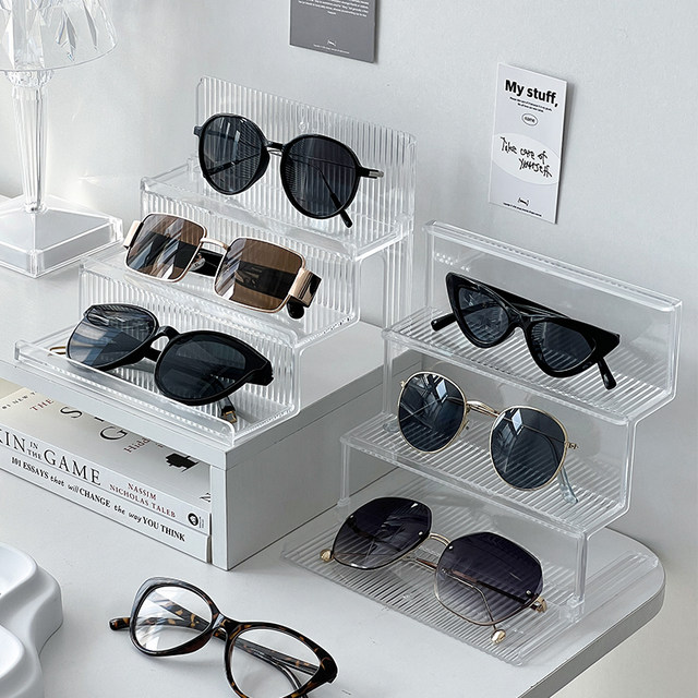 Glasses display rack transparent acrylic glasses rack multi-layer ...