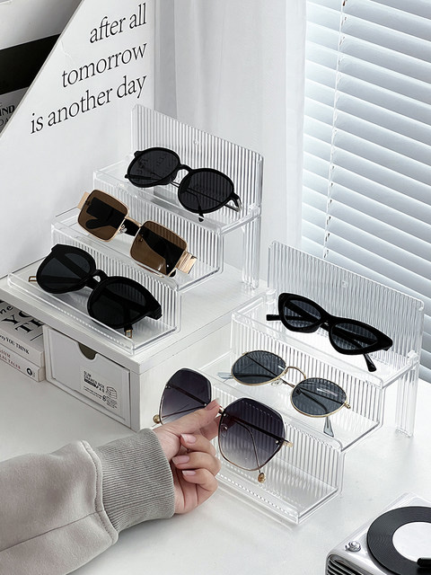 Glasses display rack transparent acrylic glasses rack multi-layer ...