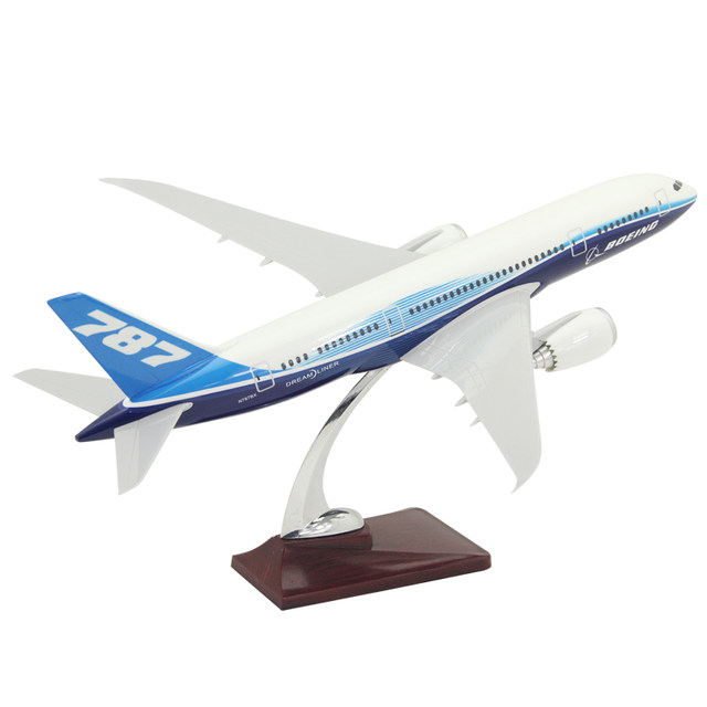 Aircraft model Boeing B787-8 original model passenger aircraft gift ornament simulation model ...