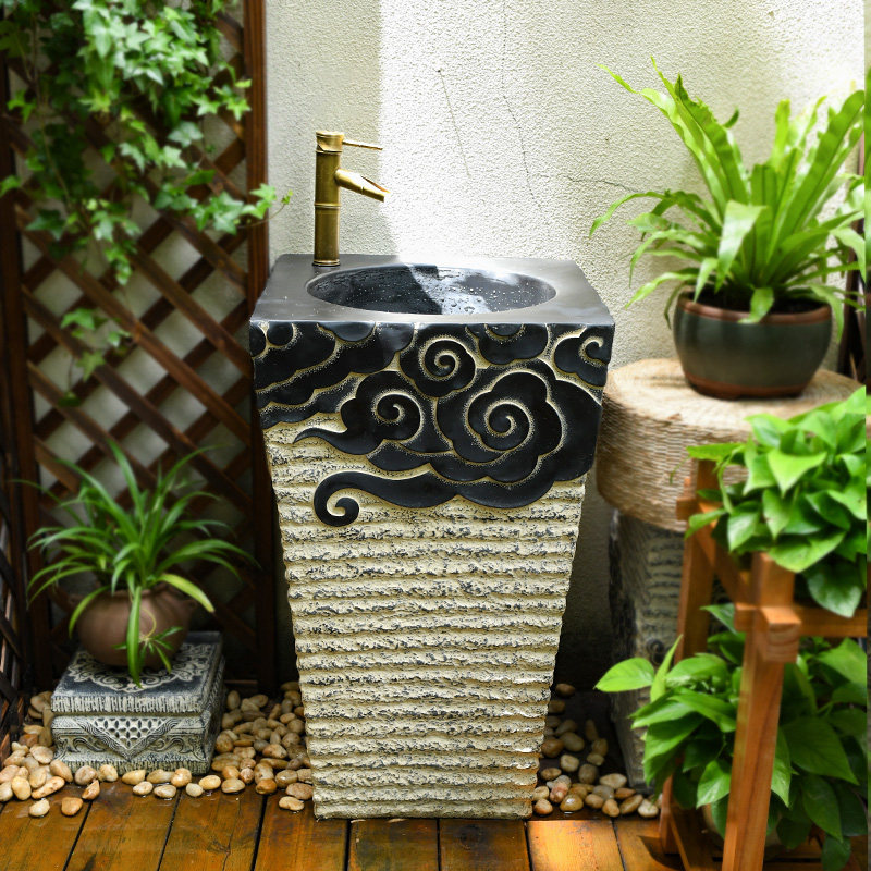 Lavabo extérieur | Évier pour cours, terrasses et jardins