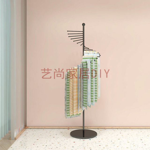 Iron scarf rack silk scarf display rack floor-standing scarf rack ...