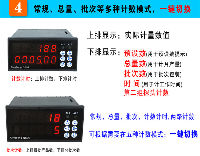 Industrial counter infrared electronic automatic induction digital ...