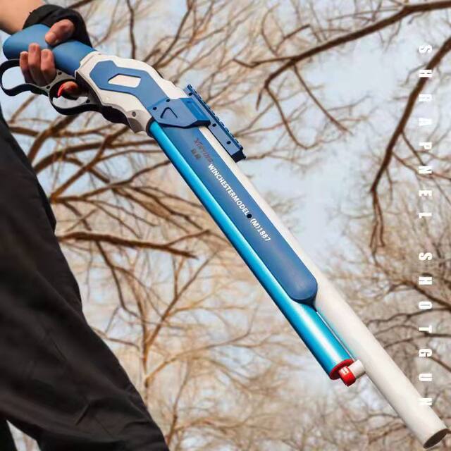 Winchester-M1887 Shell Ejection Soft Bullet Gun Spray Shotgun Nylon Boy ...