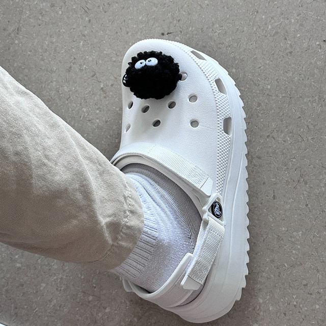 Crocs Cool Walking Crocs Bai Jingting Same Style Men's Thick Soled ...