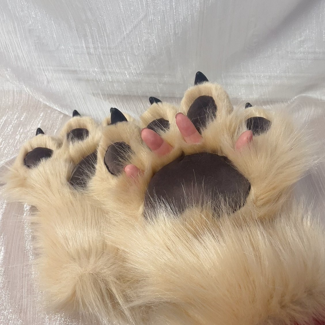 Luna Luna Furry Colorful Animal Claws Fursuit Claws Cat Girl Gloves Cos ...