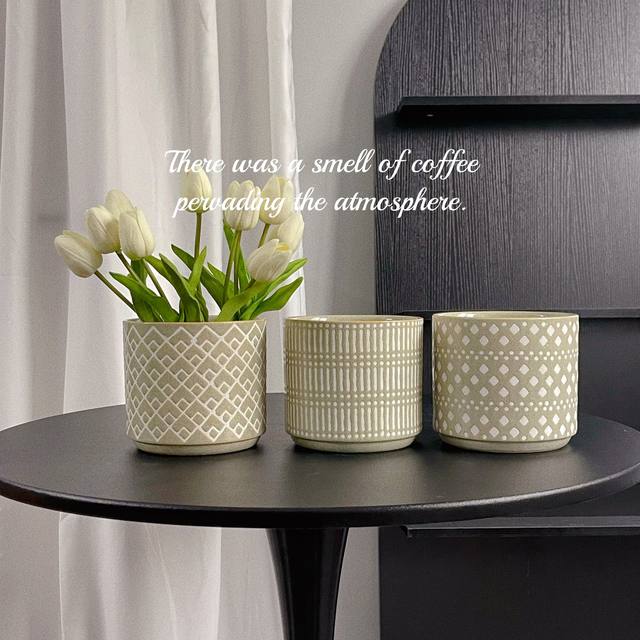 Foreign Trade Nordic Simple Ceramics Flower Basin Large Creative ...