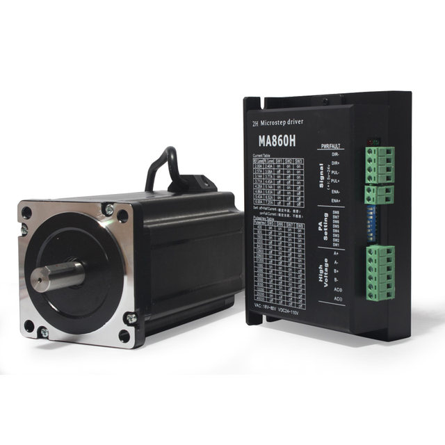 86 stepper motor set 13N.M stepper motor 86BYG250E+DMA860H driver body ...