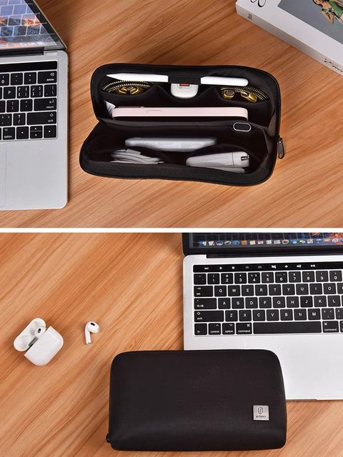 Multifunctional digital accessories storage bag mobile phone tablet ...