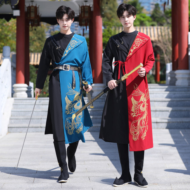 2024 New Spring Original Men's Hanfu Jinyiwei Embroidery Performance ...