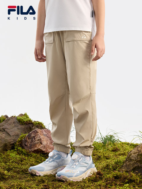 FILA KIDS FILA children's clothing big children's trousers 2024 autumn new children's sports ...