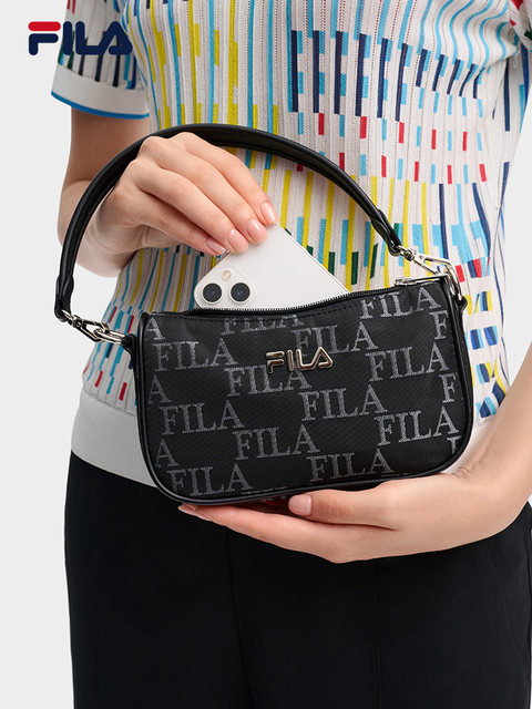 FILA official women's bag shoulder bag 2024 new fashion casual shoulder ...