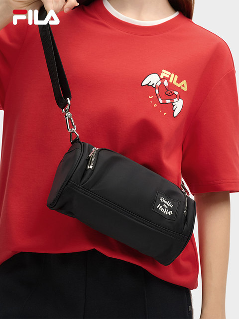 FILA official women's bag shoulder bag 2025 spring new retro ...