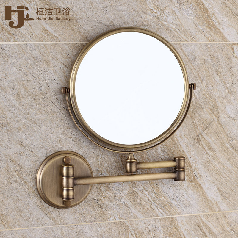 Bathroom Vanity Mirror with Double-Sided Magnifying Feature, Wall ...