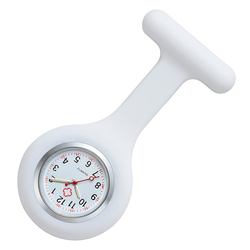 Silicone Nurse Watch - Luminous Pointer Dial - Fashionable Unisex Watch