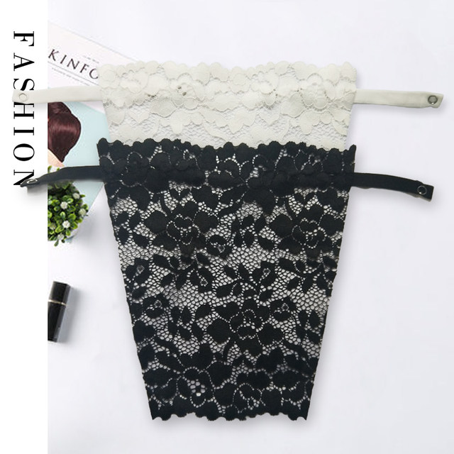 Anti -walking light tube top female female one -piece lace edge ...