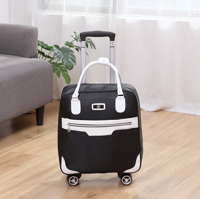 Short-distance business trip trolley bag, large-capacity portable ...