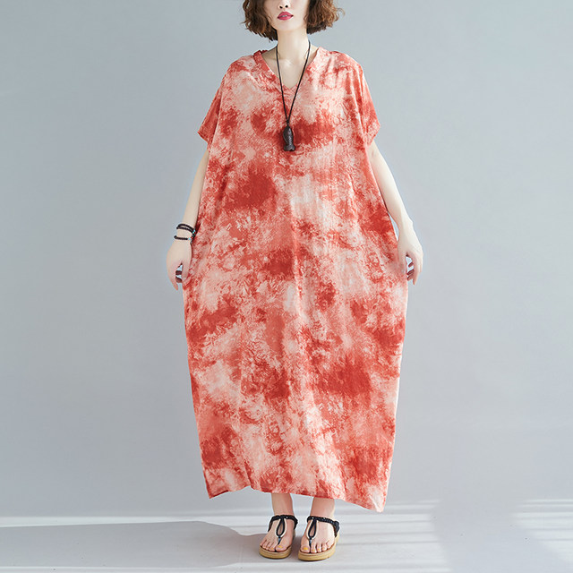 Real shot of retro feminine large robe, European and American style ...