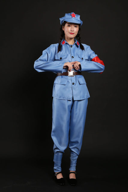 Adult Red Army Performance Costume Eighth Route Army Costume Red Guards ...