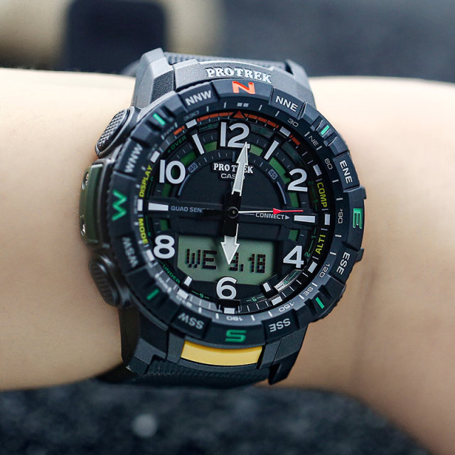 Casio PROTREK PRT-B50-1/2/4/YT/T-7/B70-5 mountaineering Bluetooth men's wrist watch