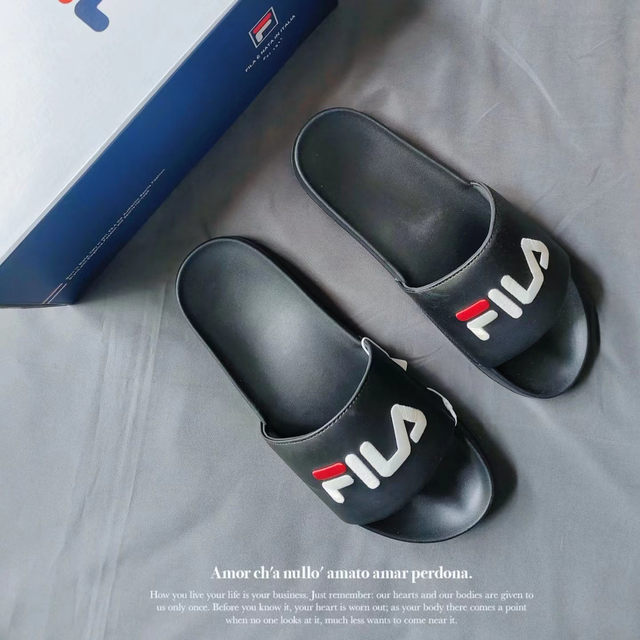 FILA men's slippers DRIFTER men's shoes retro slippers 20243 summer ...