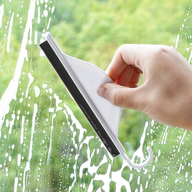 Mini countertop wiper, small wiper, bathroom glass wiper, silicone ...