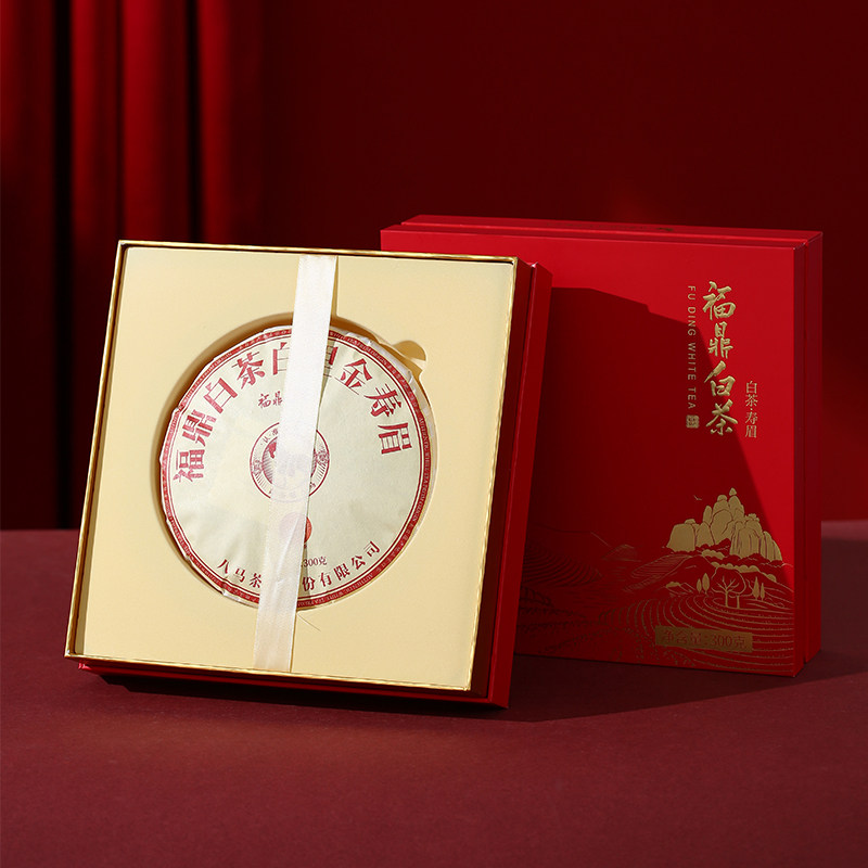 Bama Tea: Fuding White Tea Shoumei 2021 Good Luck Gift Box 300g