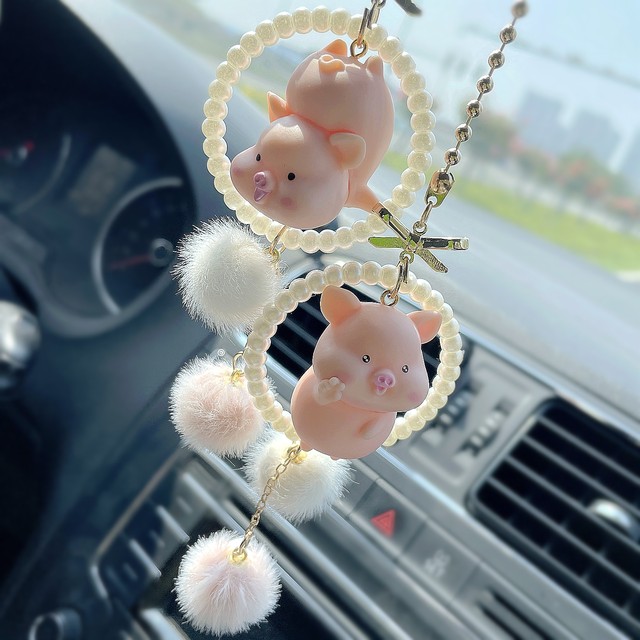 2024 hot sale car, pig pendant cars, cars with cute jewelry pendant car ...