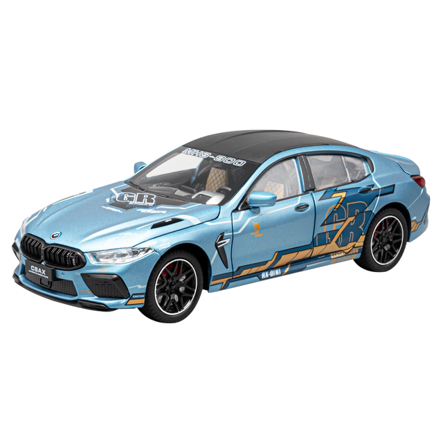 BMW M8 sports car racing alloy car model children's boy gift metal toy ...
