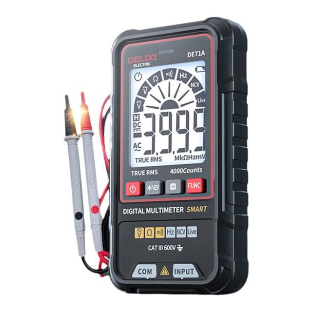 Delixi Electric digital display smart large-screen multimeter multi ...