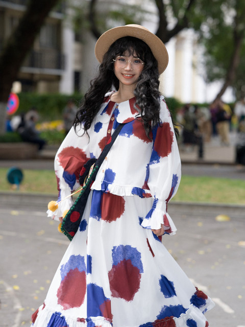 pinkwink Xiaoxingye Spring Original Printing Design Niche Design Sweet ...