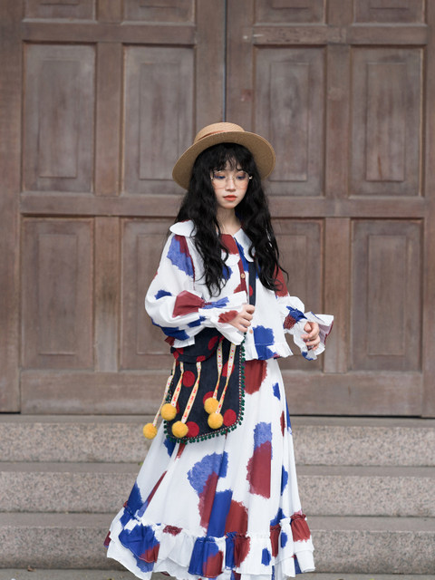 pinkwink Xiaoxingye Spring Original Printing Design Niche Design Sweet ...