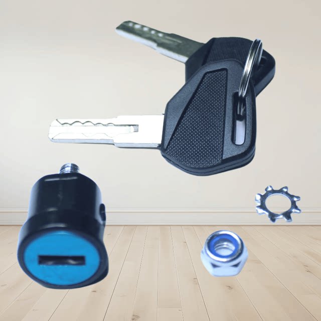 Durable motorcycle side box lock leather pattern tail box lock electric ...