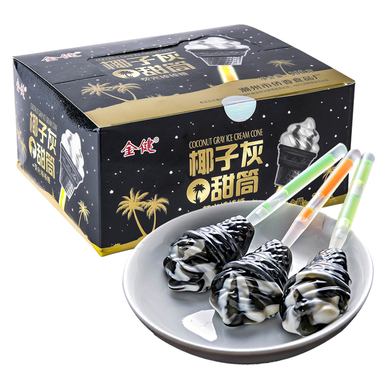 Wedding candy - Coconut ash--fluorescent lollipop [whole box of 30 ...