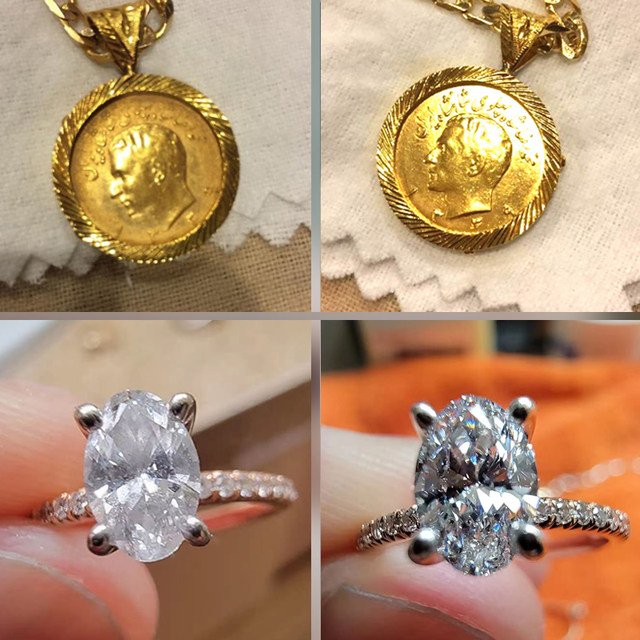 Imported gold washing water pure gold gold special cleaning liquid 18k ...