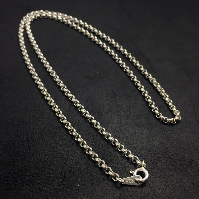 Unrestricted S925 sterling silver Japanese and Korean fine pill chain ...