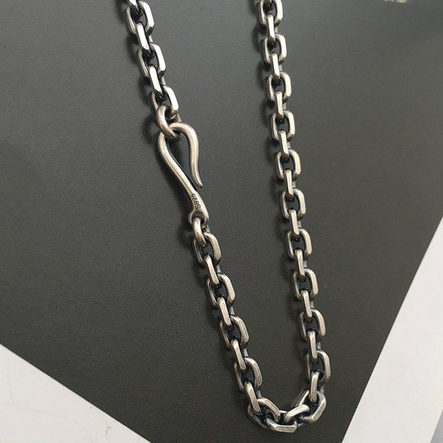 Unrestricted Japanese and Korean S925 sterling silver 4mm Taijiao chain ...