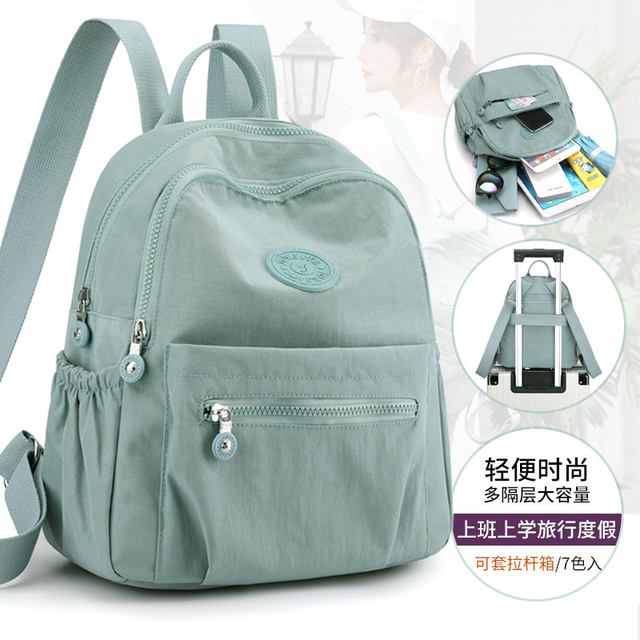 Backpack Women's New Small Backpack Waterproof Nylon Oxford Cloth ...