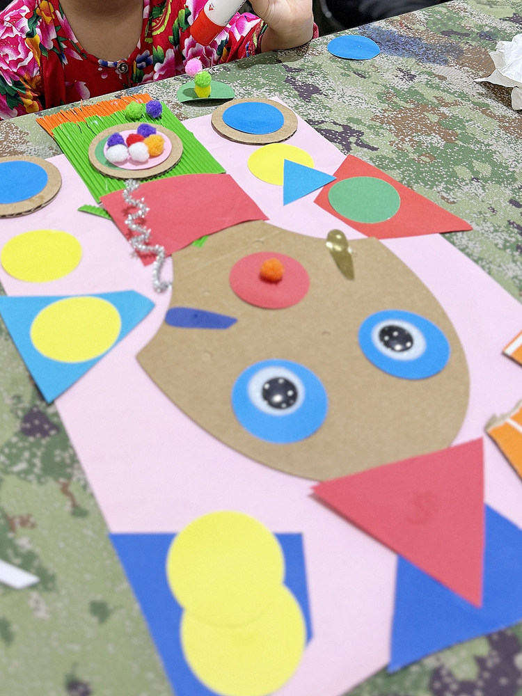 Kit de Collage de Arte en Papel Corrugado Xiaobalazi - DIY Creativo ...