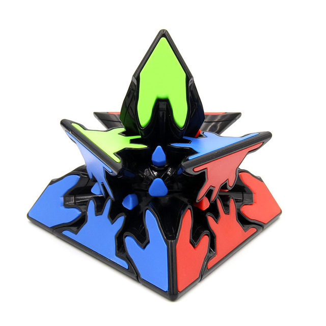 Qiyi Gear Pyramid Cube Reconnect Set Triangle Cube Children's Puzzle ...