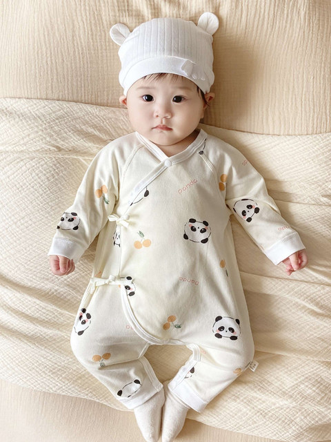 Four seasons baby clothes spring and autumn babies protect the belly ...