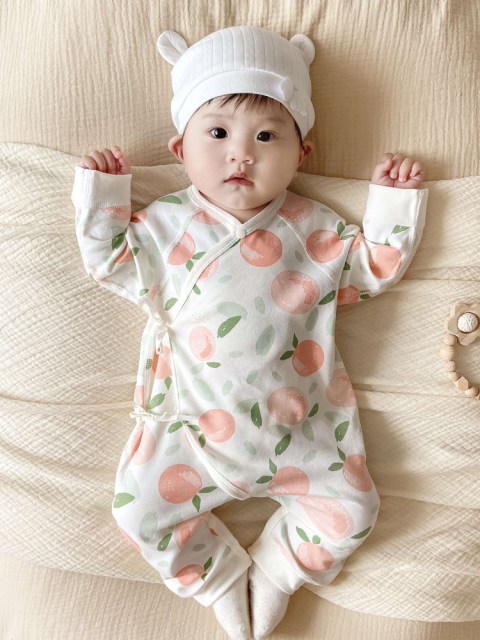 Four seasons baby clothes spring and autumn babies protect the belly ...