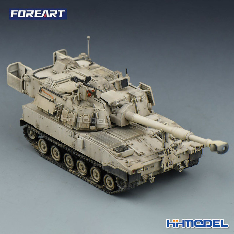 Henghui Model Foreart 2002 1/72 M109A7 Paladin Self-Propelled Howitzer Assembly Model