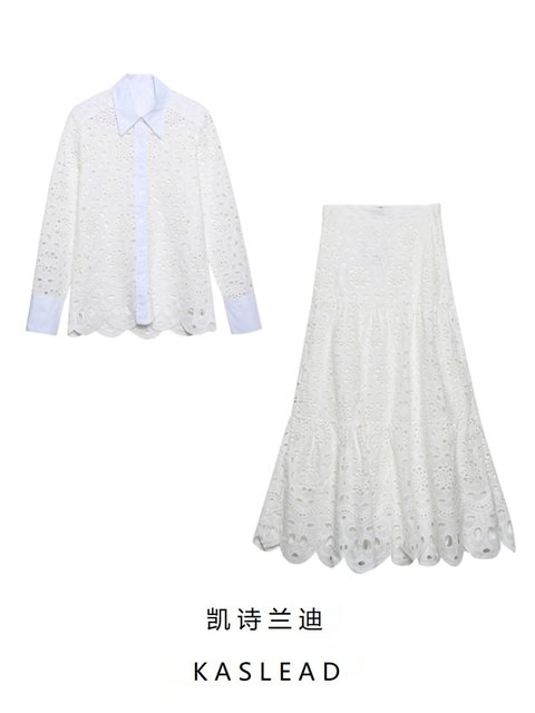 KASLEAD new women's clothing European and American style hollow ...