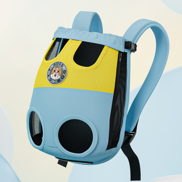 Cat outing bag, strap, chest bag, exposed head and shoulders, small dog ...