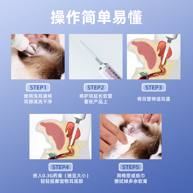 Compound moldin ointment ointment pet ear mites special drug -skinned ...