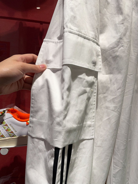 Adidas Clover women's 2024 summer new woven functional workwear sports ...