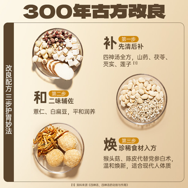 Lao Jin Mo Fang Guyuan Bazhen Powder Yam Powder Meal Replacement Porridge Nutritious and Healthy ...