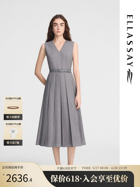 ELLASSAY New Spring and Summer Wool Blender Draped Textured Slim V-neck ...