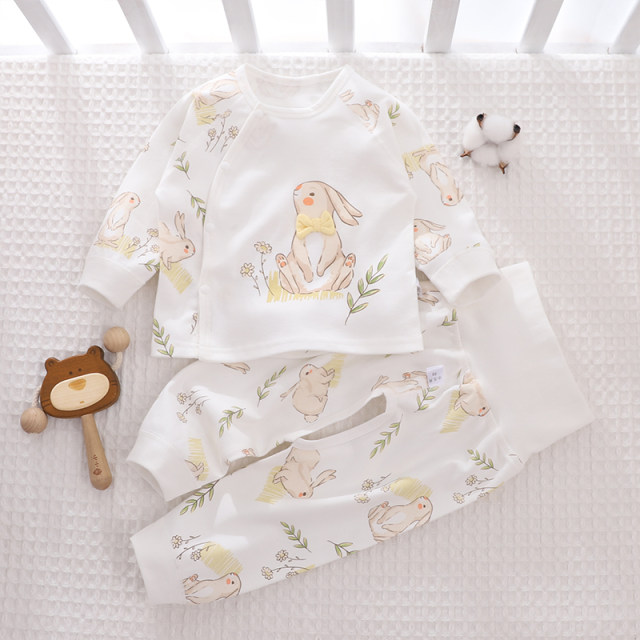 Baby clothes early spring and autumn pure cotton split autumn clothes ...